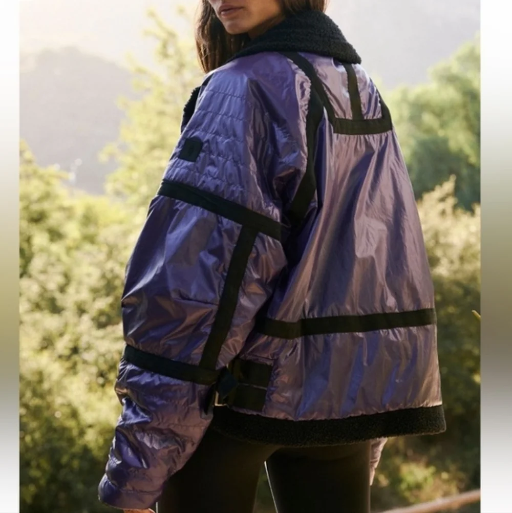 Free People | Jackets & Coats | Free People Movement Vagabond Purple ...